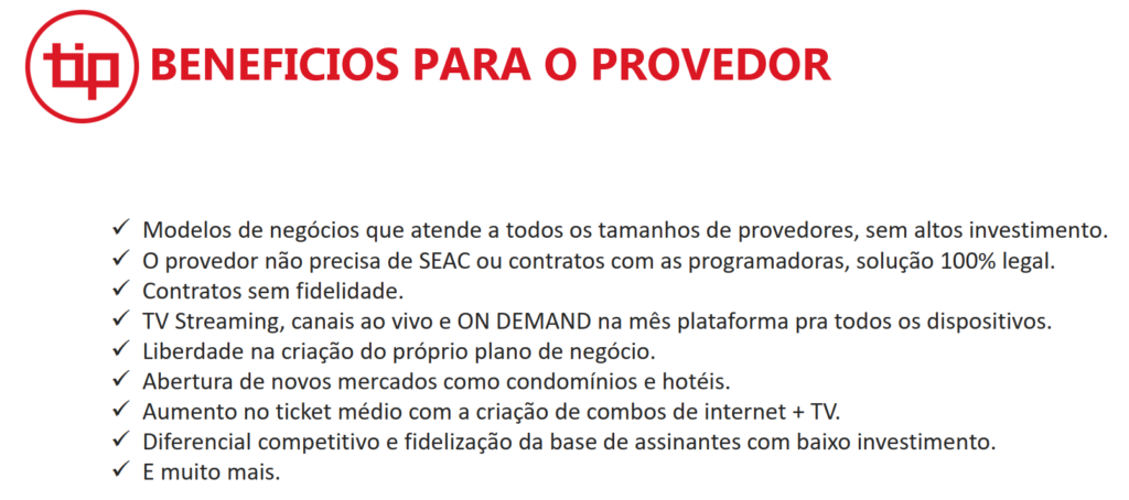 TIP BRASIL +RECEITANET | Blog do ReceitaNet.net